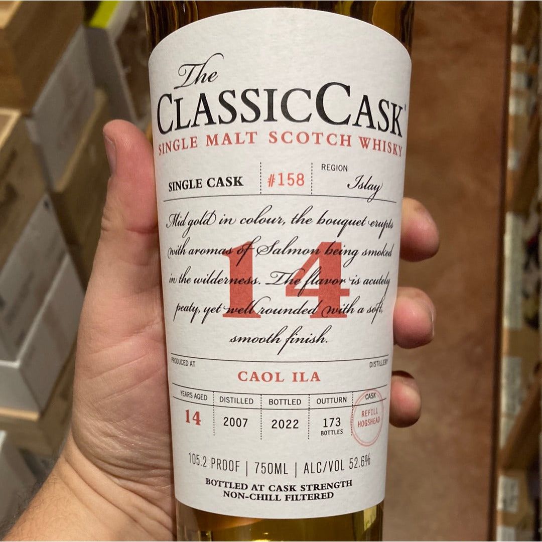 The Classic Cask Caol Ila 14 Year Cask Strength Single Malt Scotch Whi ...